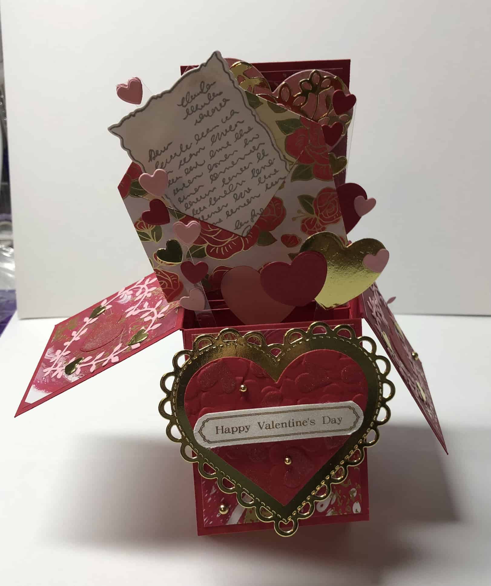 Valentine Pop-Up Card – Crafty Ass Markets