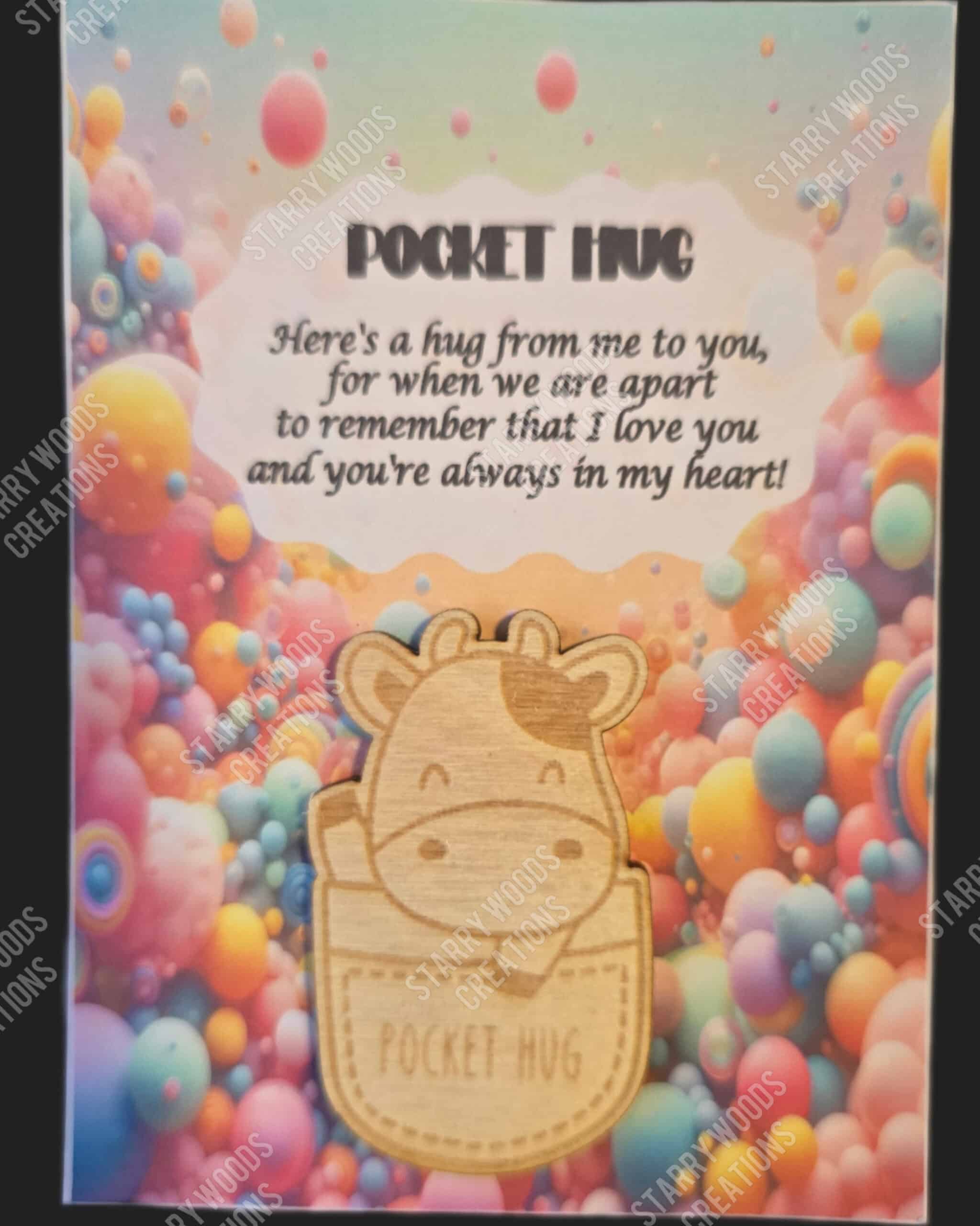 Pocket Hug – Cow – Crafty Ass Markets